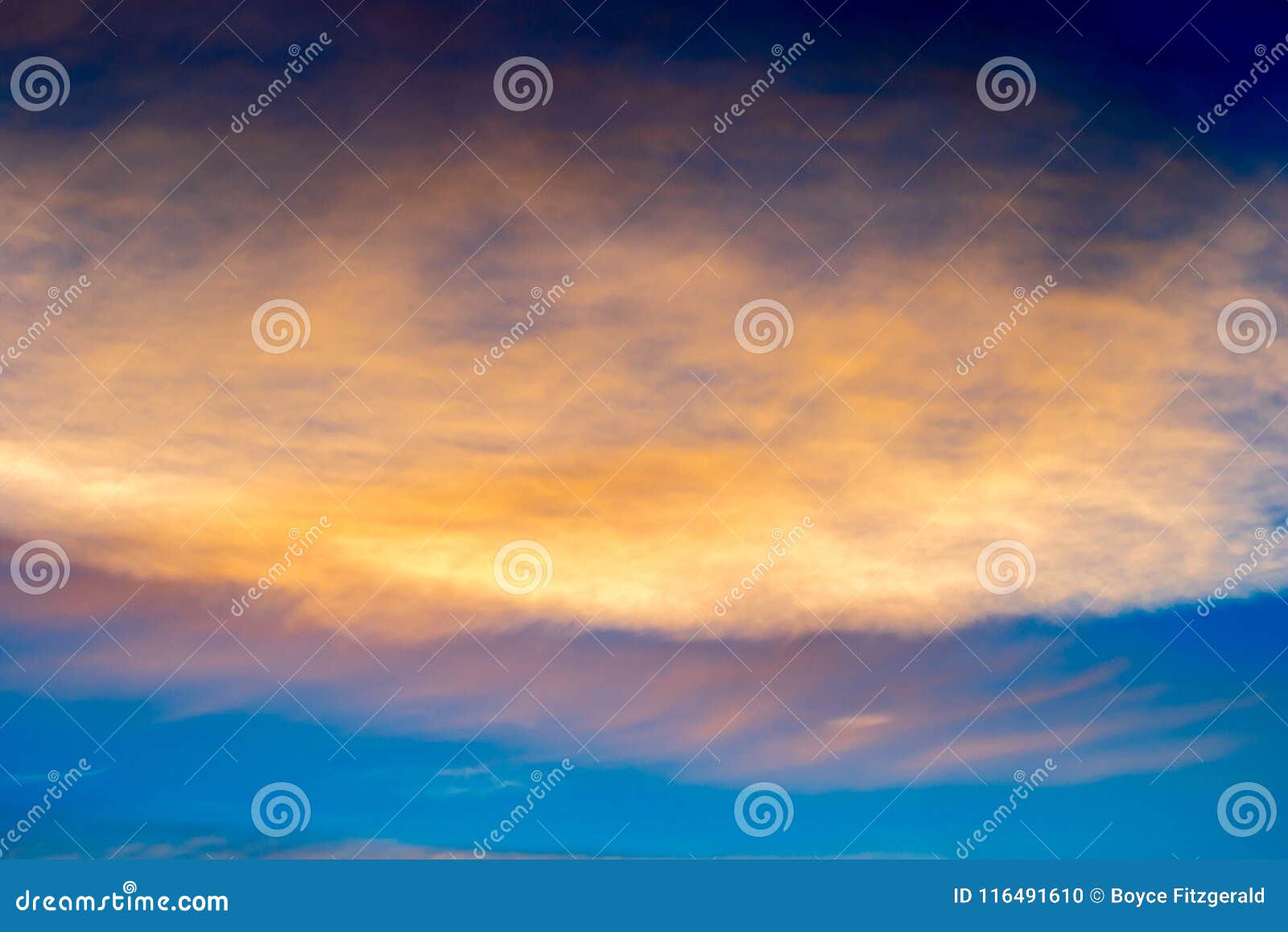 Sunset Sky Perfect for Sky Replacement Stock Photo - Image of dawn ...