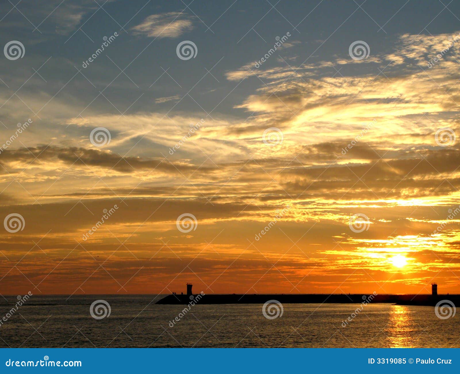 Sunset colors stock image. Image of color, postcard, landscape - 3319085