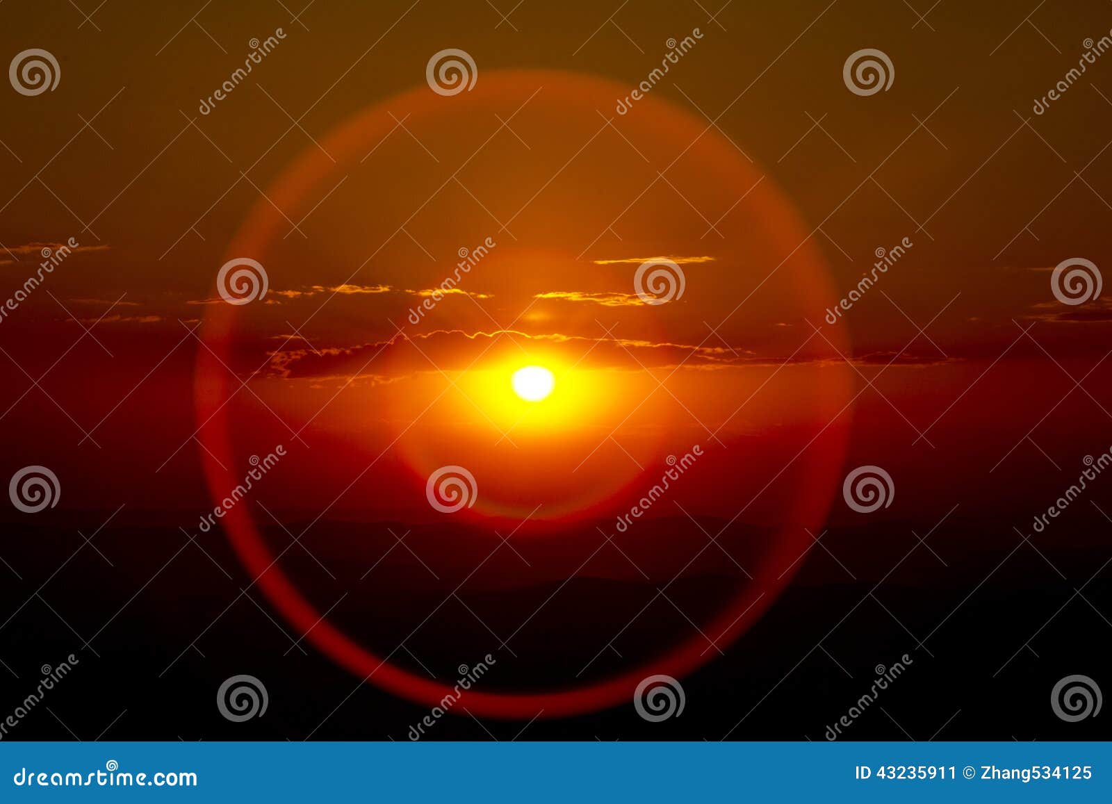 Sunset concentric circles stock image. Image of dusk - 43235911