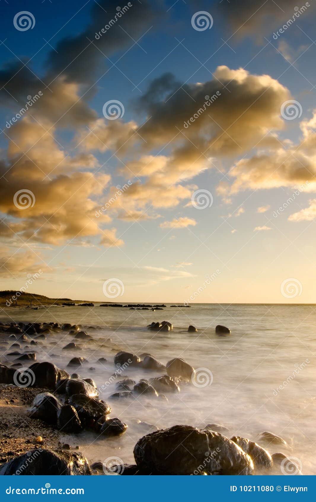 Sunset of Coral Reef Coastline Stock Photo - Image of nature, paradise ...