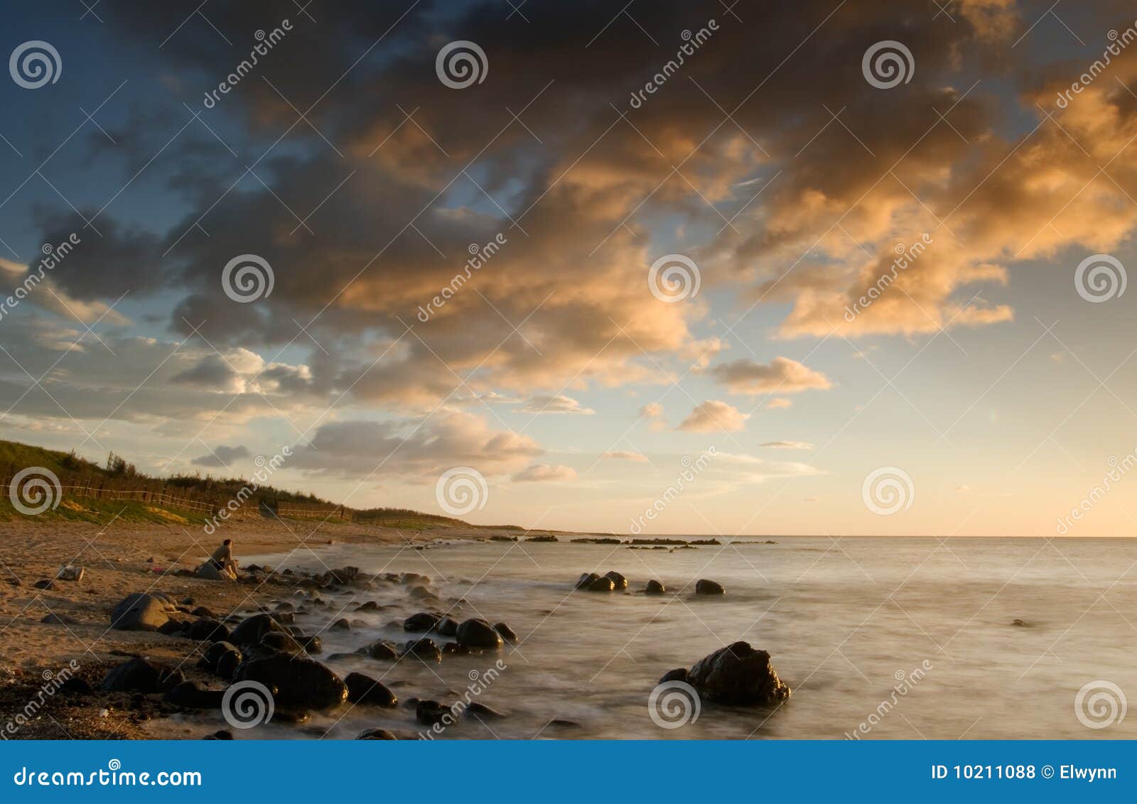 Sunset of Coral Reef Coastline Stock Photo - Image of ocean, outdoor ...