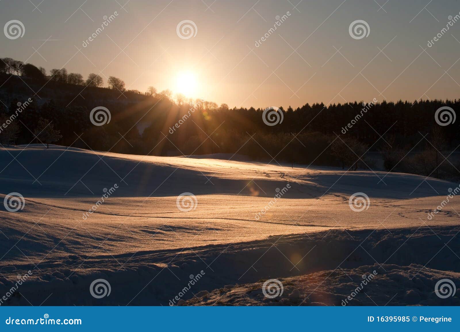 Sunset in the country stock image. Image of nature, lovely - 16395985