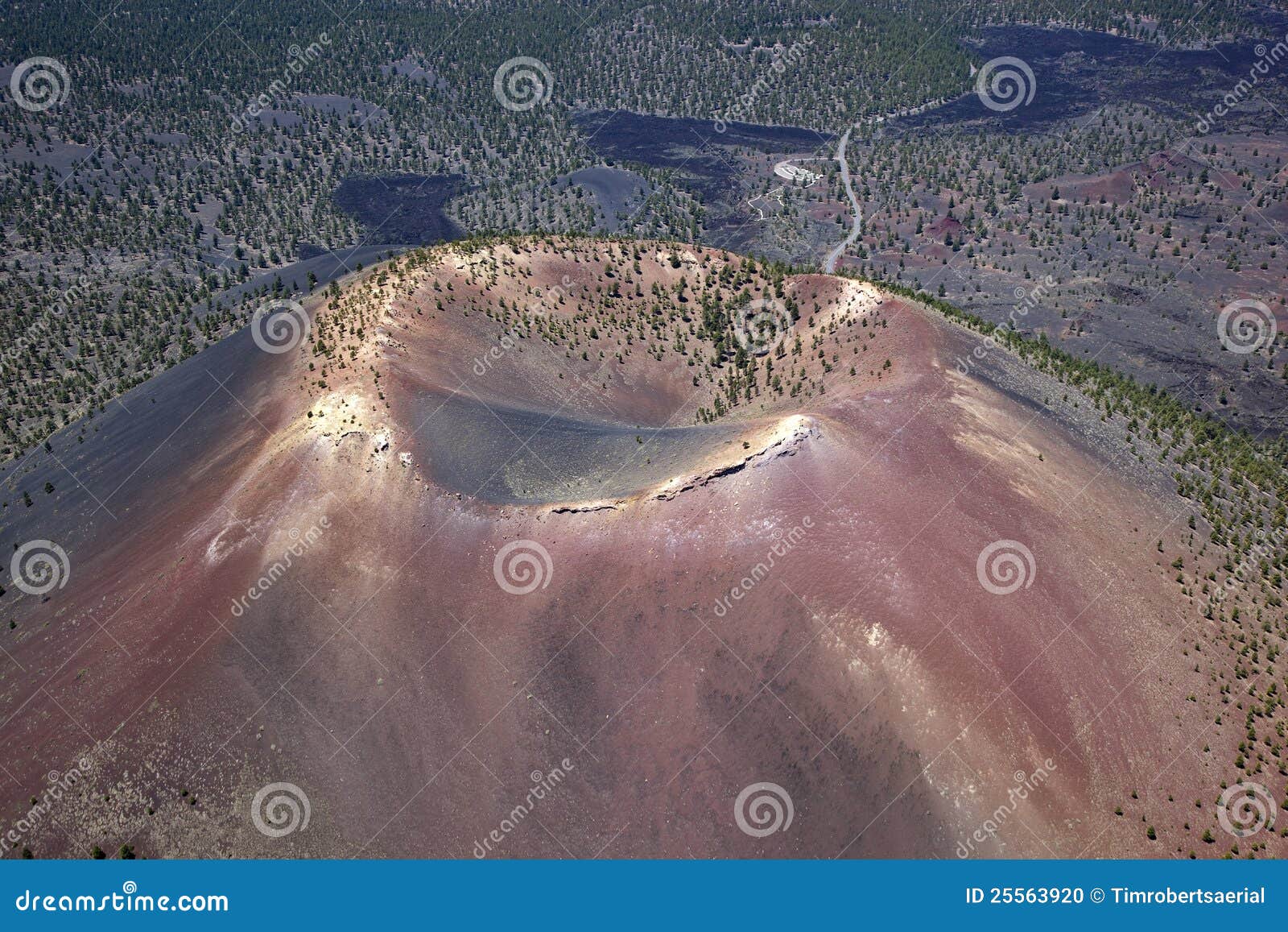Sunset Crater stock photo. Image of vent, hiking, cinder - 25563920