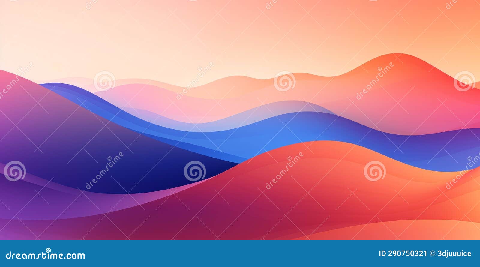 Sunset Creative Abstract Wavy Texture. Stock Illustration ...