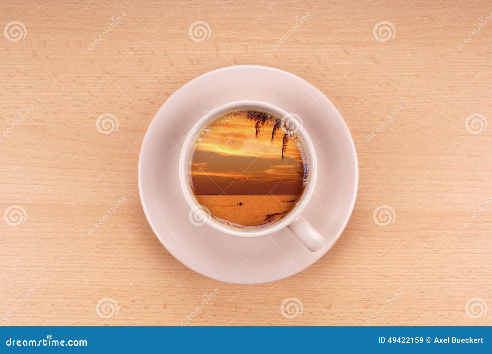 Sunset in a cup of coffee stock image. Image of saucer - 49422159