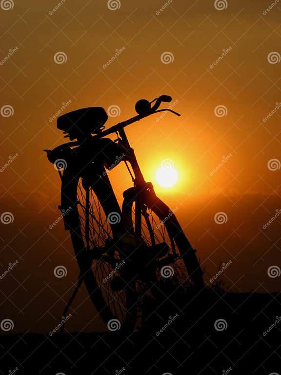 Sunset Cycle stock image. Image of evening, setting, objects - 1942567