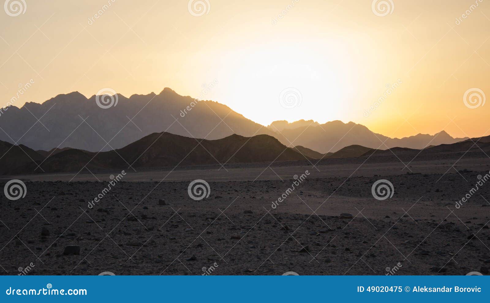 Sunset in desert stock image. Image of merzouga, desert - 49020475