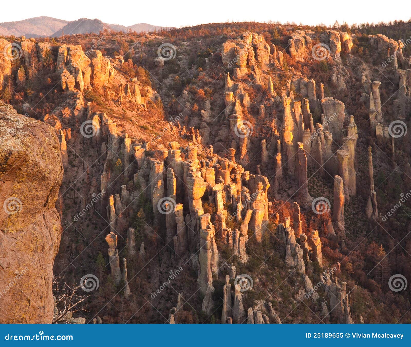 Sunset on Desert Cliffs stock image. Image of erosion - 25189655