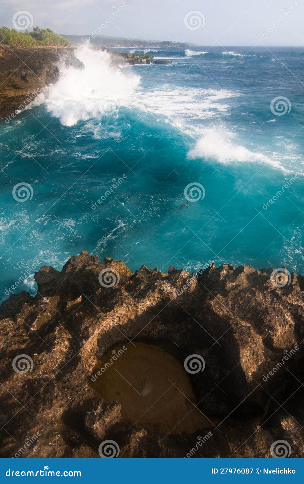 Sunset on Devil s tear stock image. Image of asian, famous - 27976087