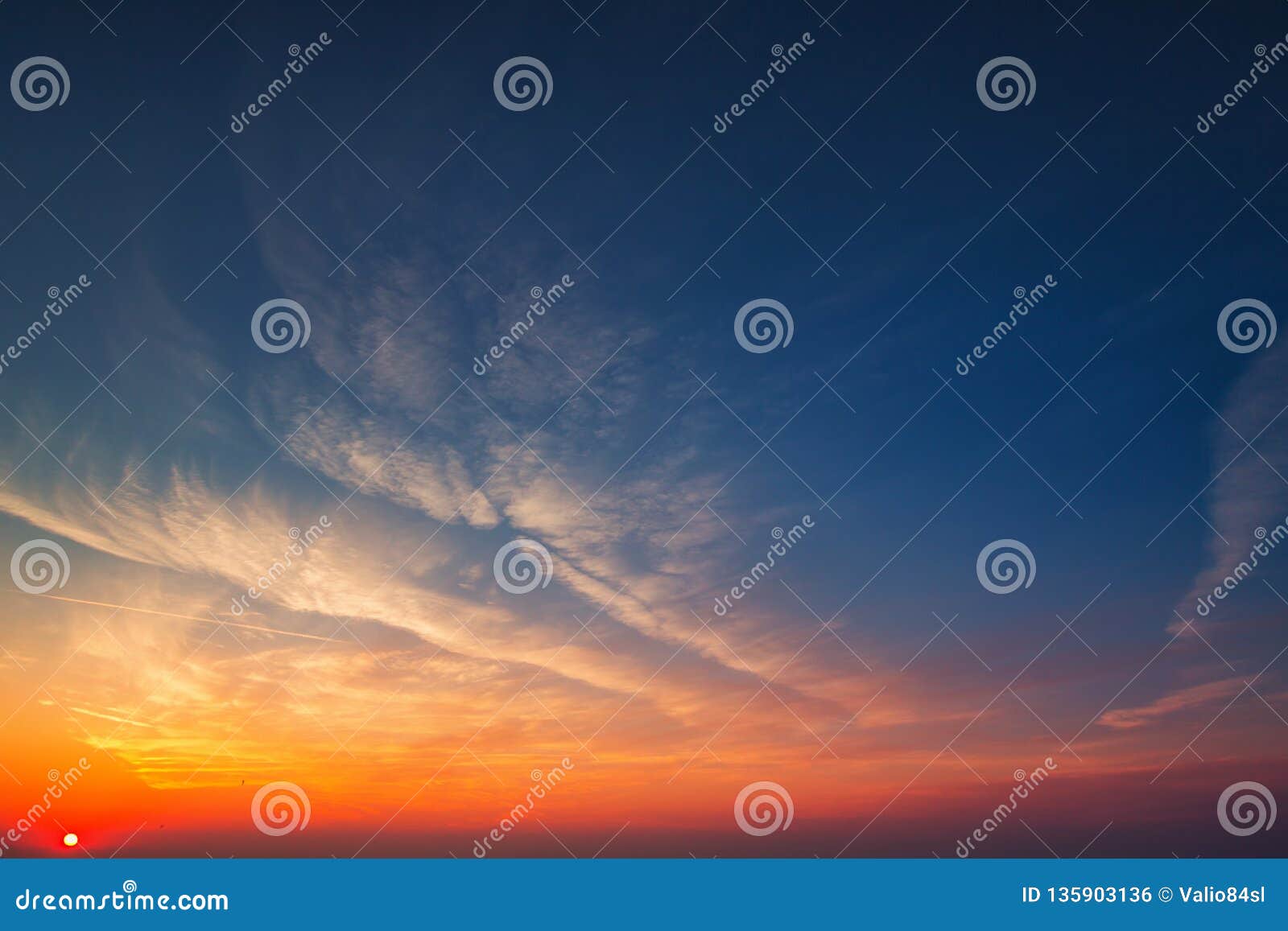 Sunset Dramatic Sky Clouds with Sunbeam Stock Photo - Image of heavens ...