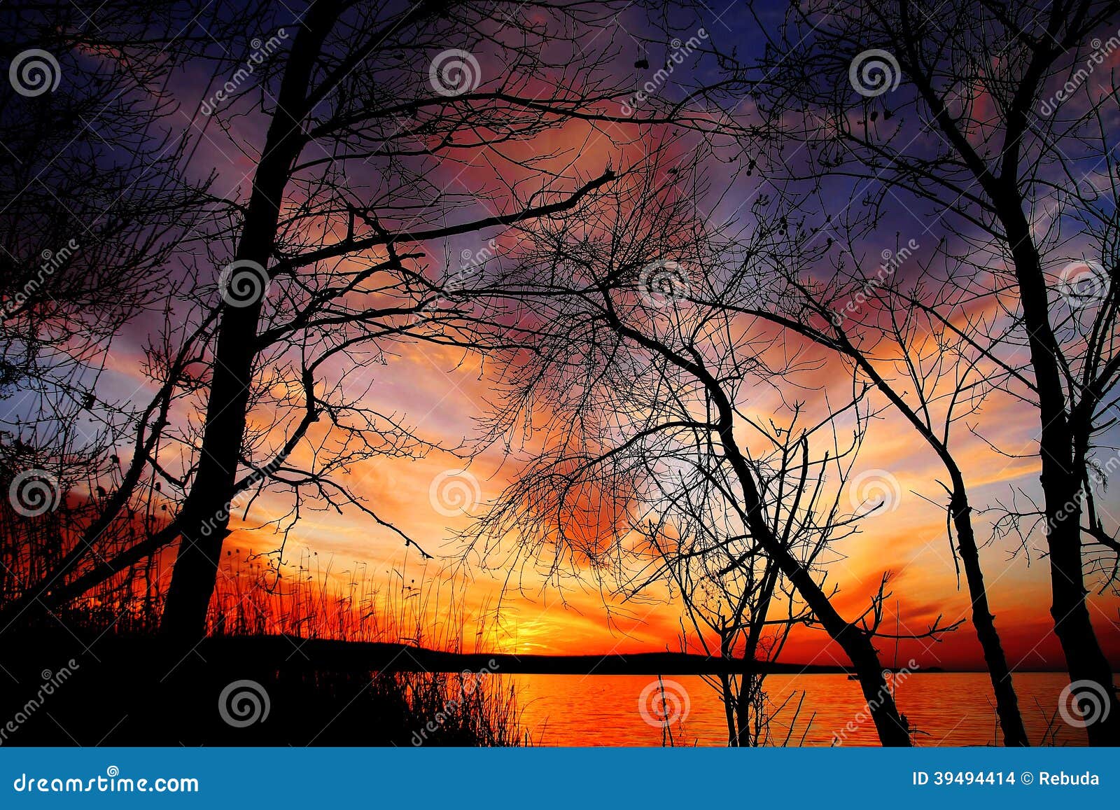 Sunset of dreams stock photo. Image of landscape, cloud - 39494414