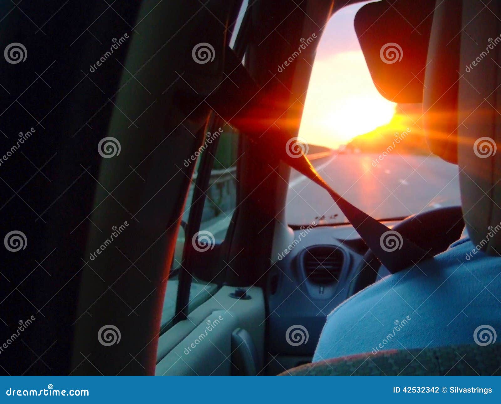 Sunset drive stock photo. Image of journey, tourism, road - 42532342