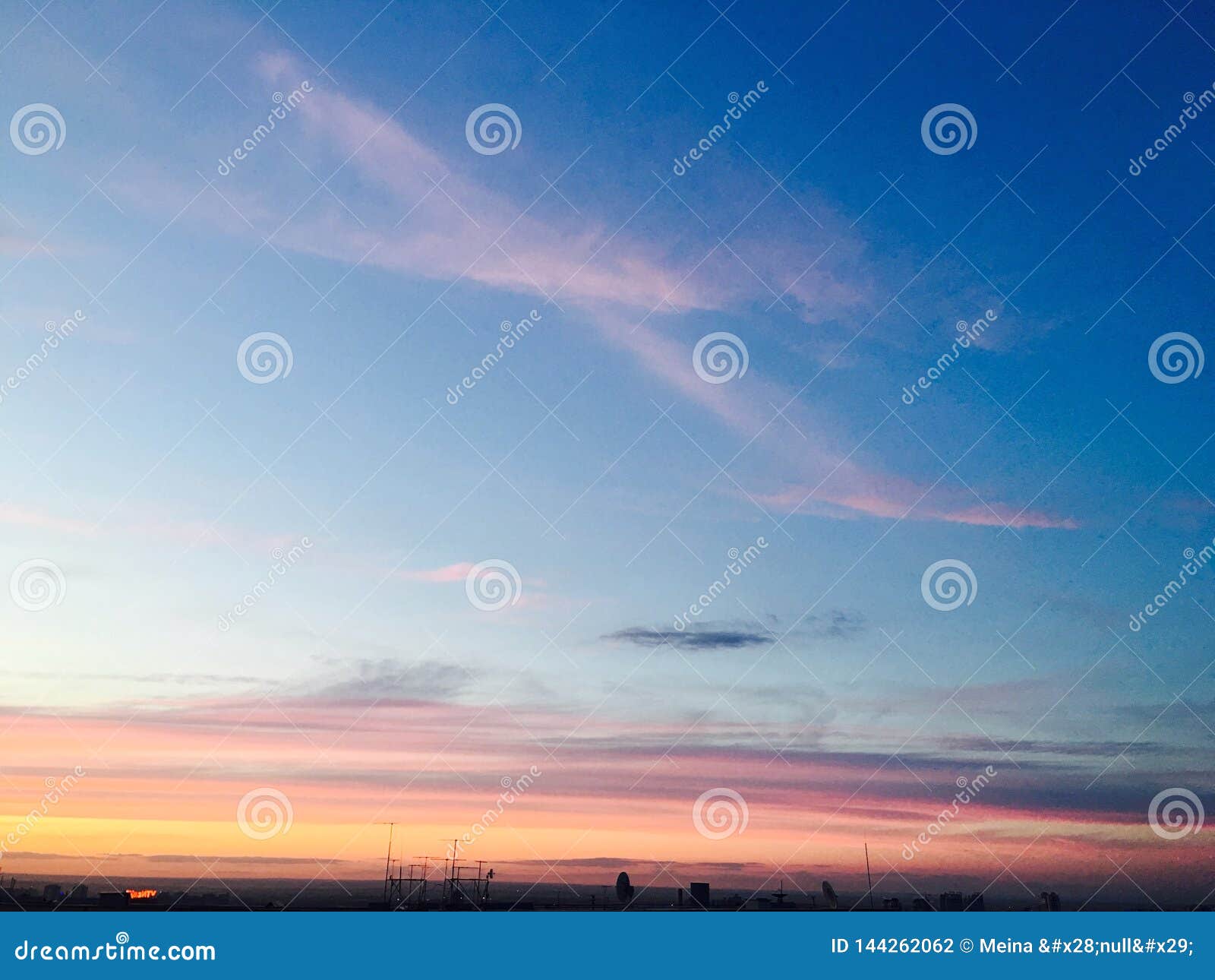 Sunset stock photo. Image of outside, sunset, dusk, home - 144262062