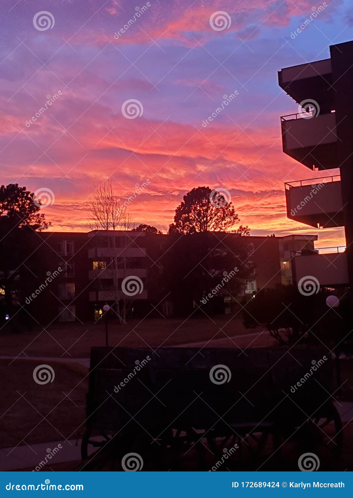 Sunset at dusk stock photo. Image of dusk, clouds, beautiful - 172689424