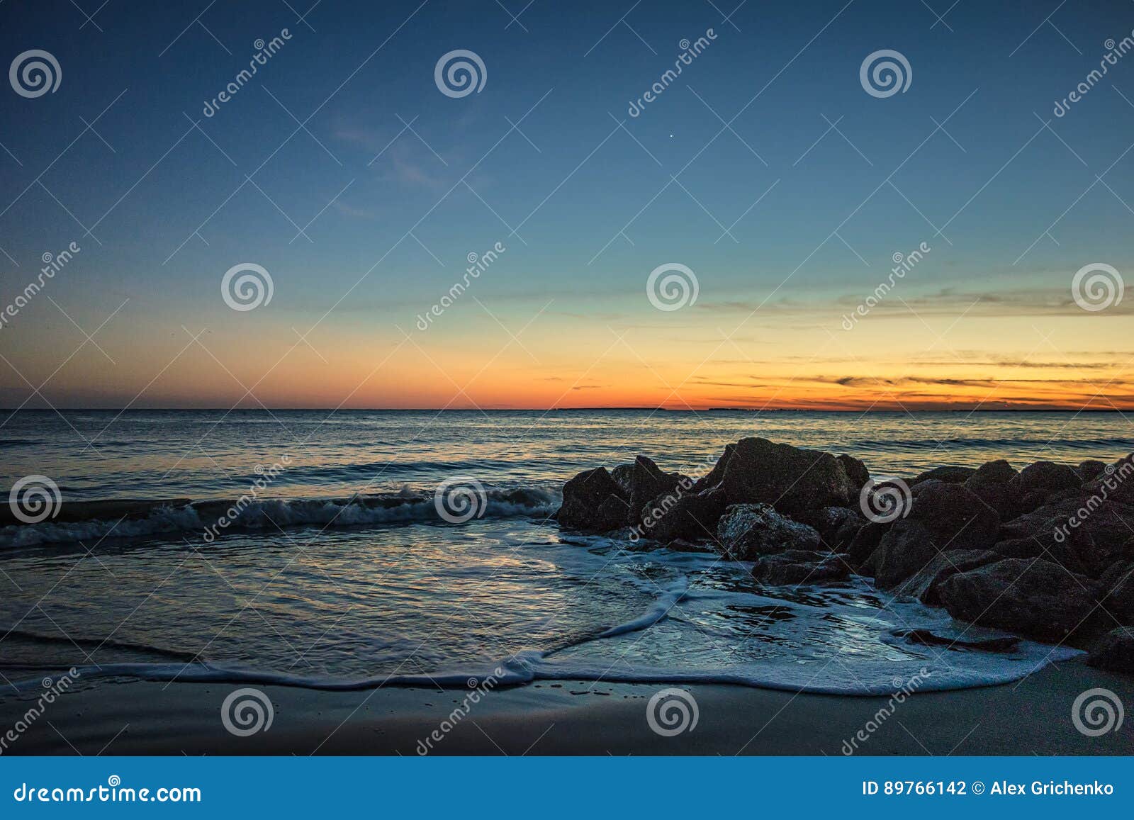 Sunset at Edisto Beach North Carolina Stock Photo - Image of beac ...