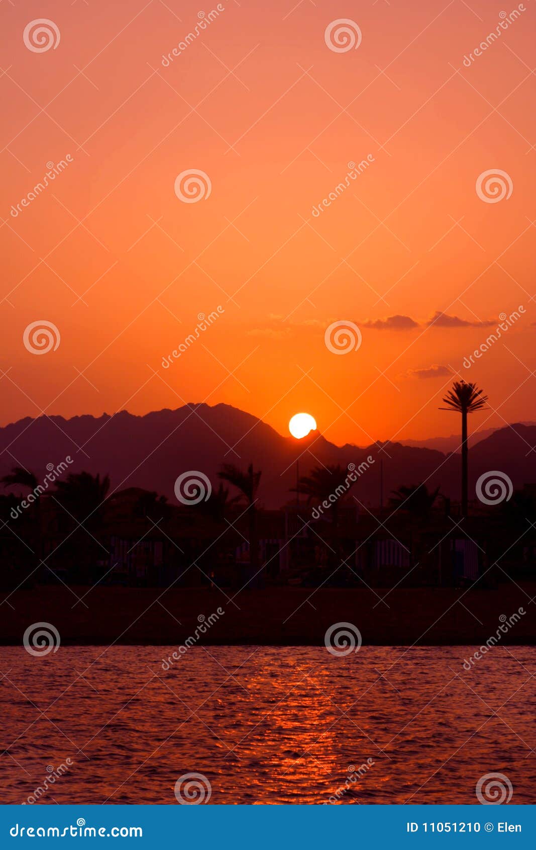 Sunset in Egypt stock photo. Image of surf, nature, sunshine - 11051210