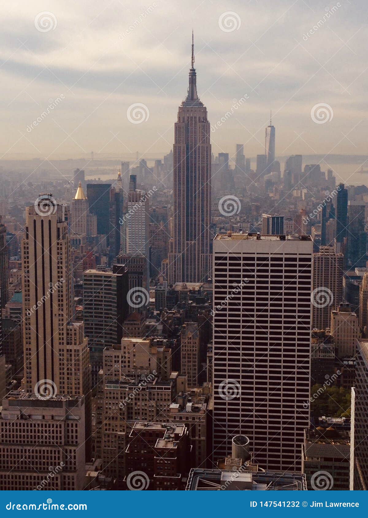 Sunset from the Empire State Building Editorial Photography - Image of ...