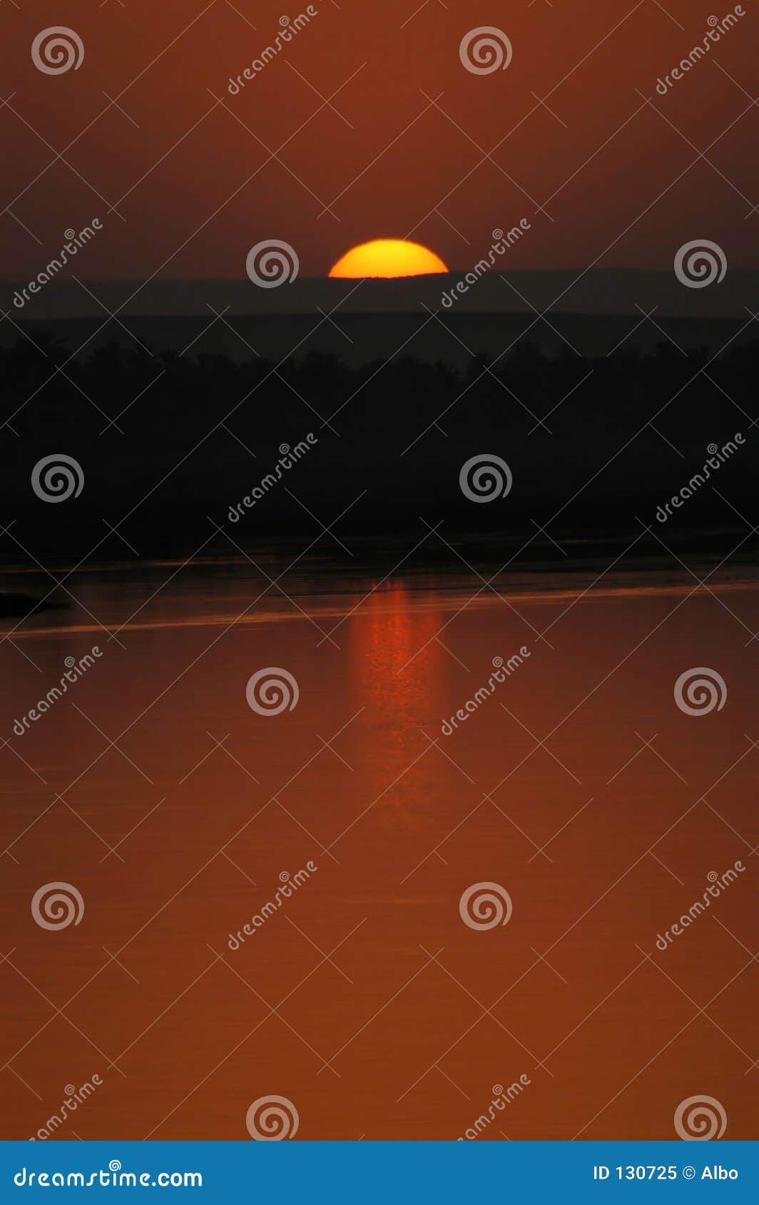 Sunset end stock image. Image of river, reflective, ocean - 130725