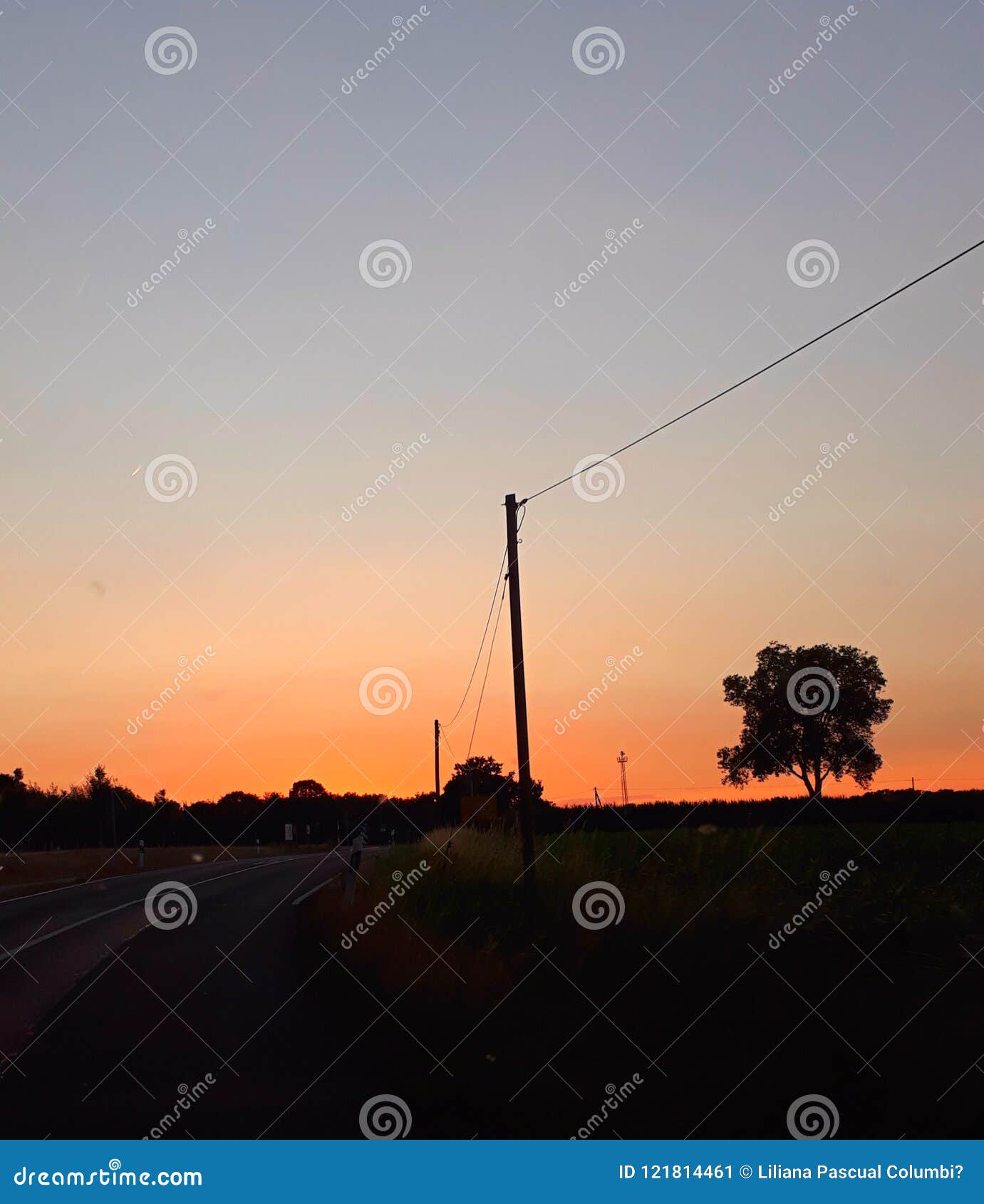 Sundown stock image. Image of nightfall, evening, noon - 121814461