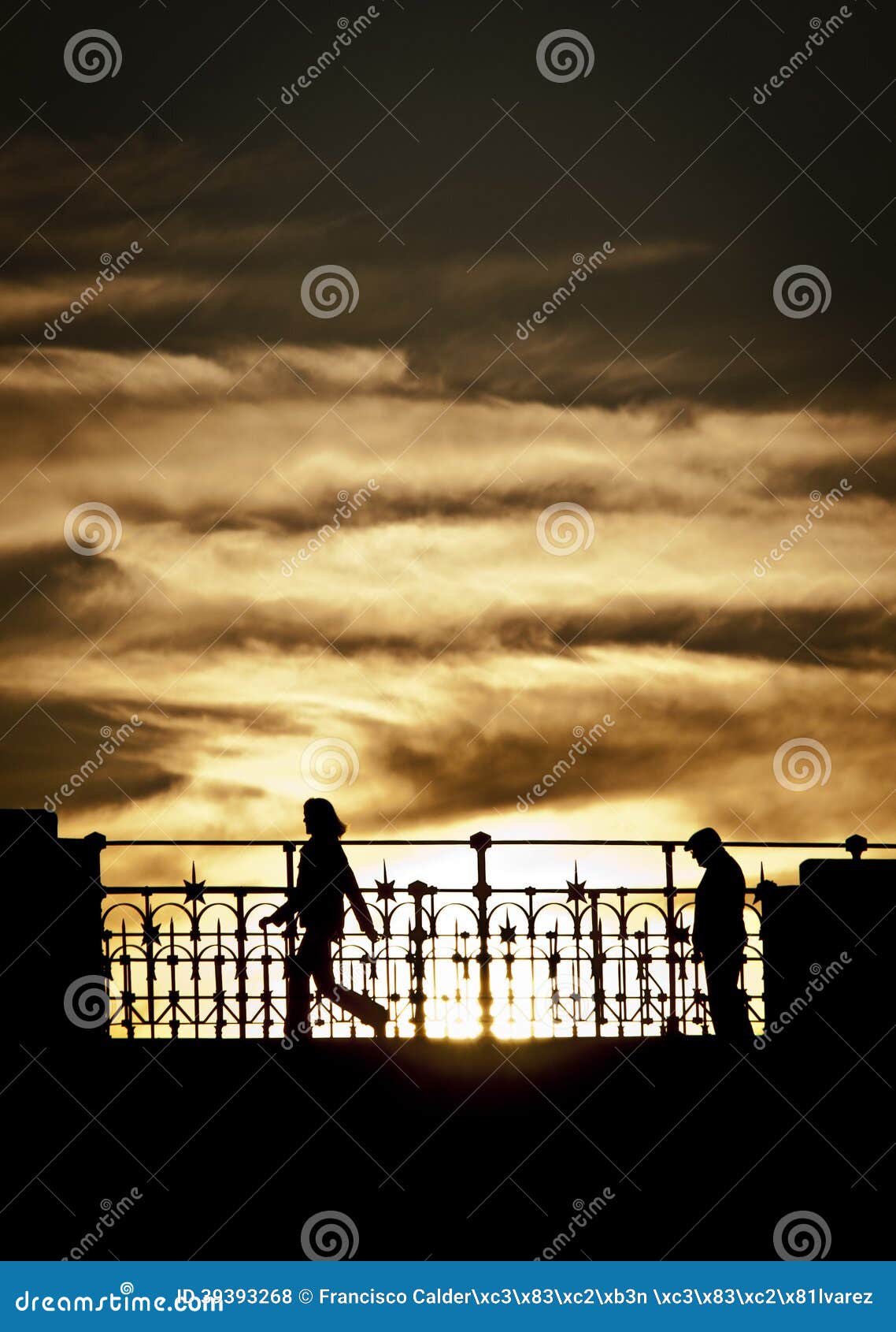 Sunset farewell stock photo. Image of date, fall, people - 39393268