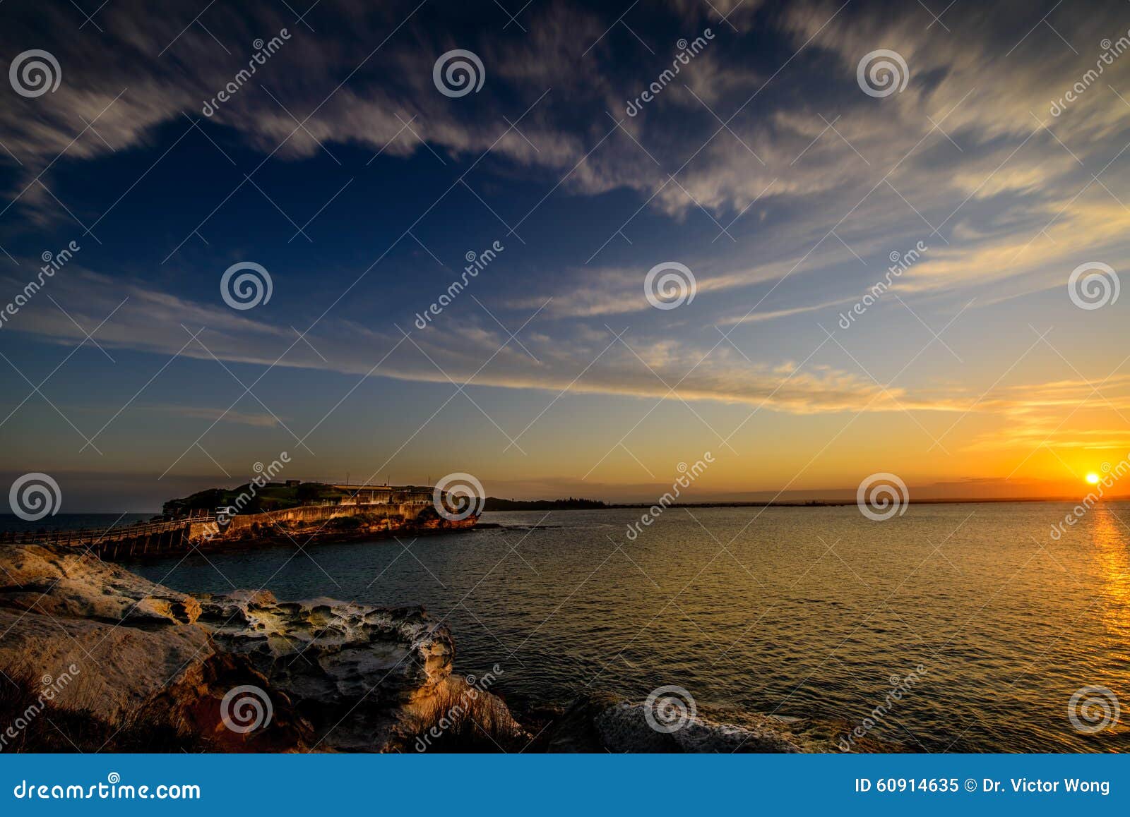 Sunset Featuring Sky And Clouds Stock Image | CartoonDealer.com #60914635