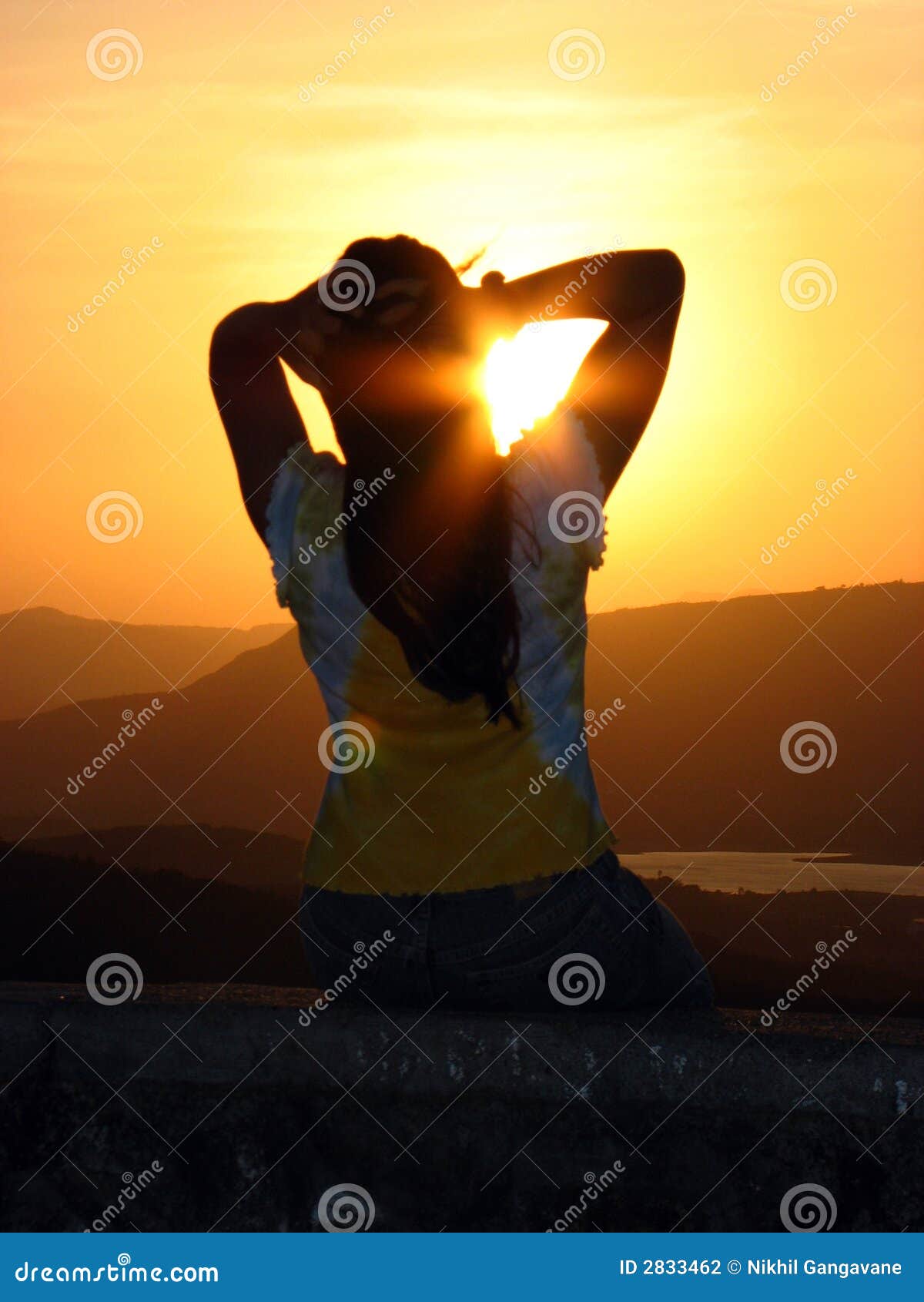 Sunset Feeling stock photo. Image of breeze, colour, cloud - 2833462