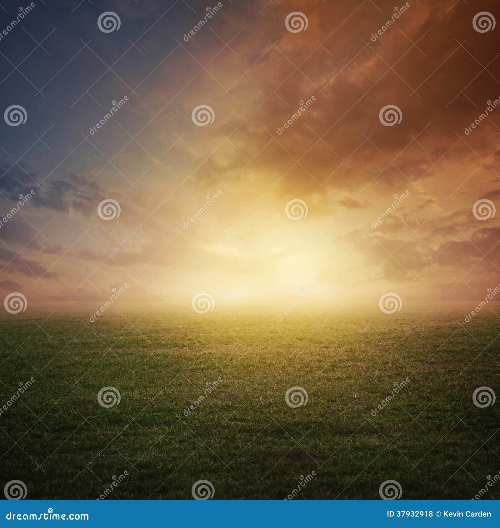 Sunset on field stock photo. Image of dusk, blue, beautiful - 37932918