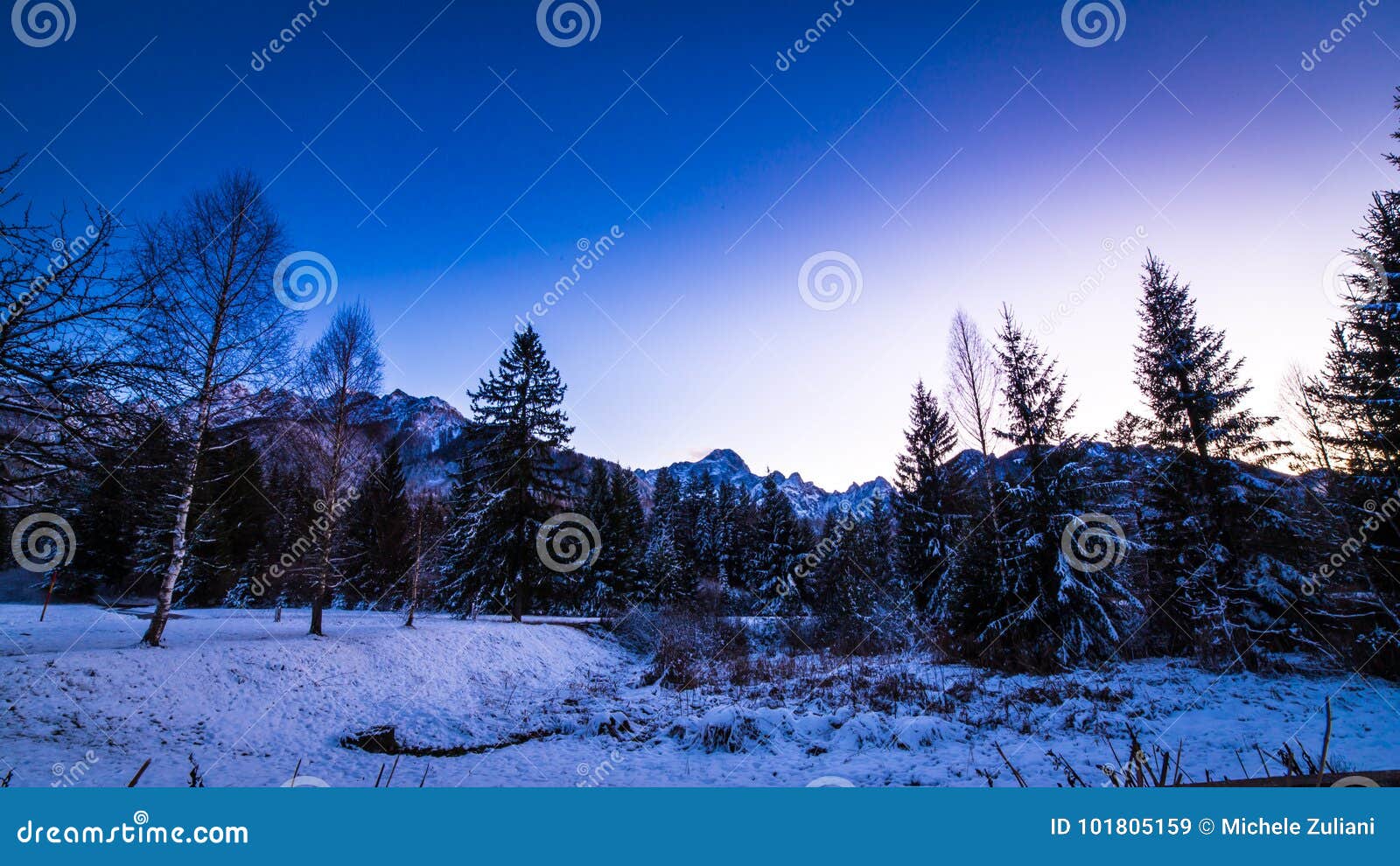 Sunset after the First Snowfall Stock Image - Image of home, building ...