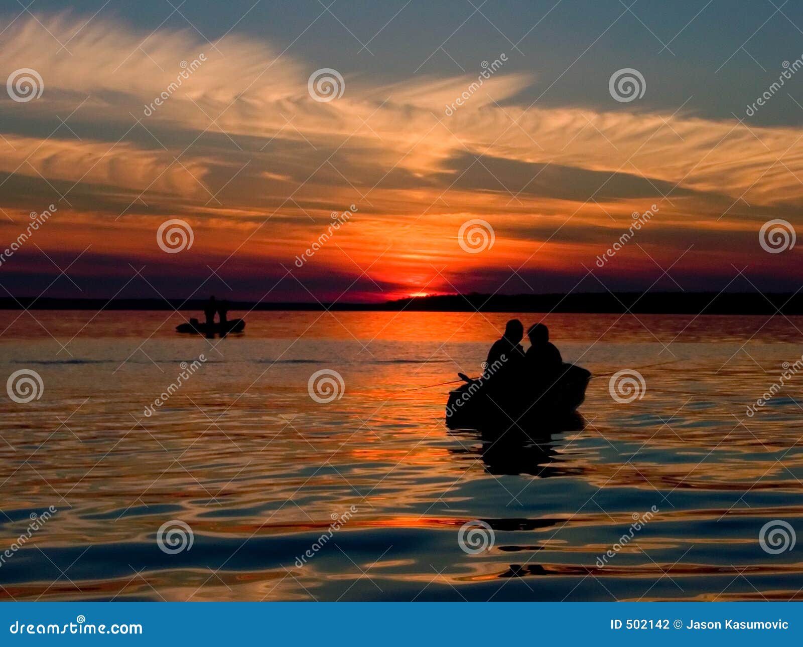 Sunset Fishing stock photo. Image of fishing, tranquil - 502142