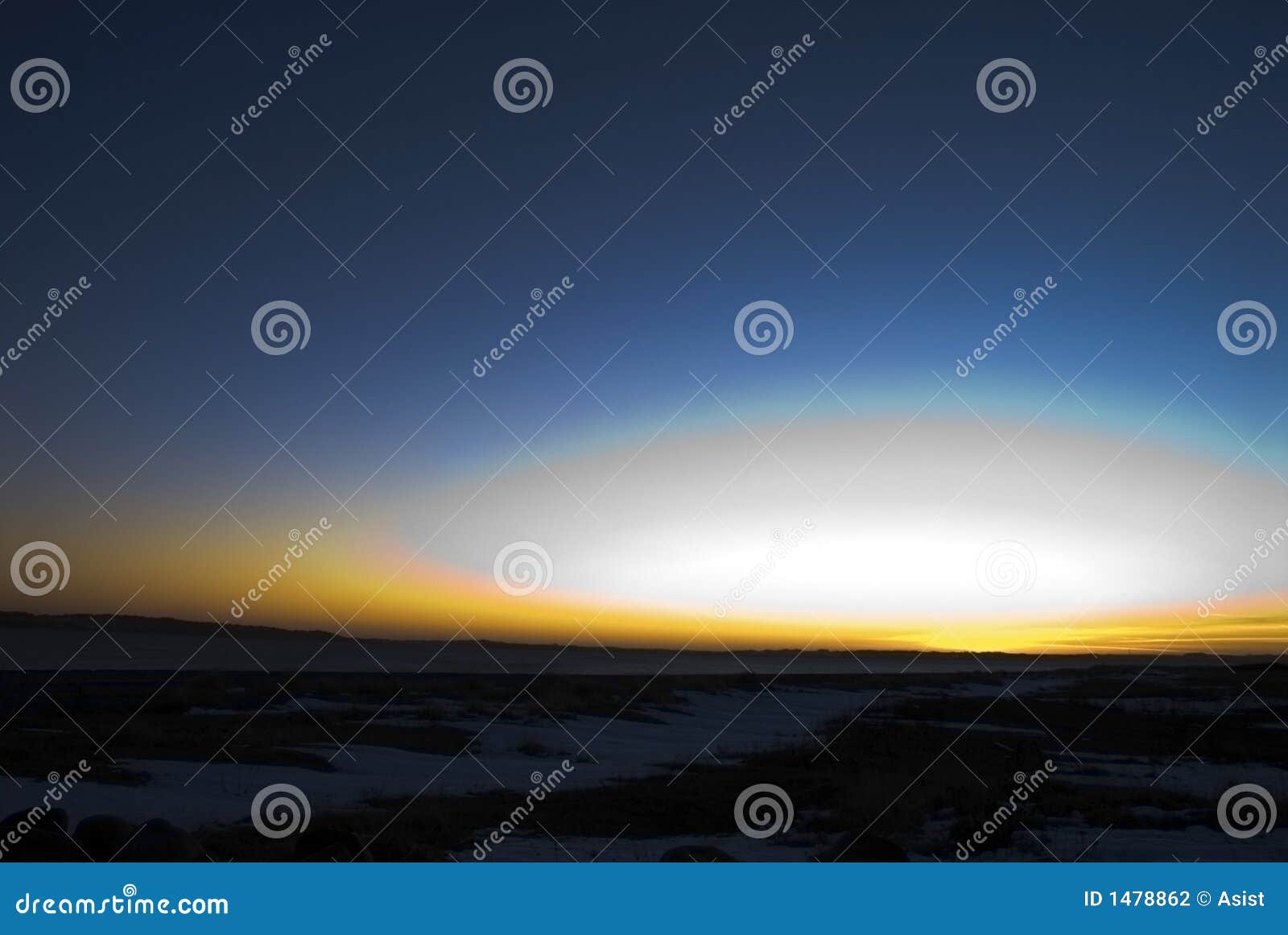 Sunset flash stock photo. Image of nordic, flash, night - 1478862