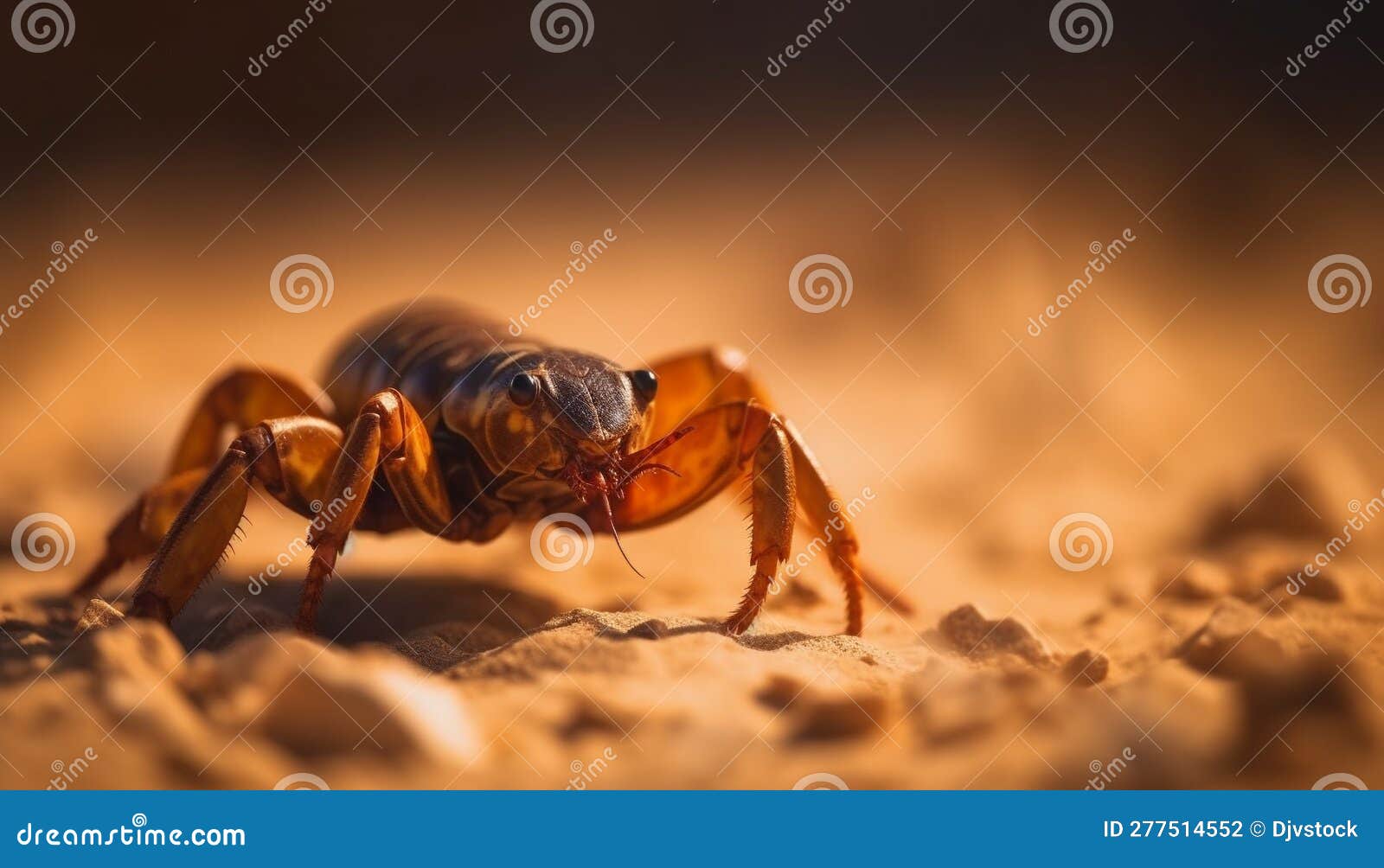 Sunset Forest Crawling with Small Arthropods and Stinging Hornets ...