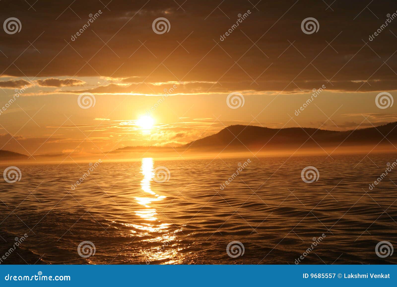 Sunset in friday Harbor stock image. Image of sunset, area - 9685557