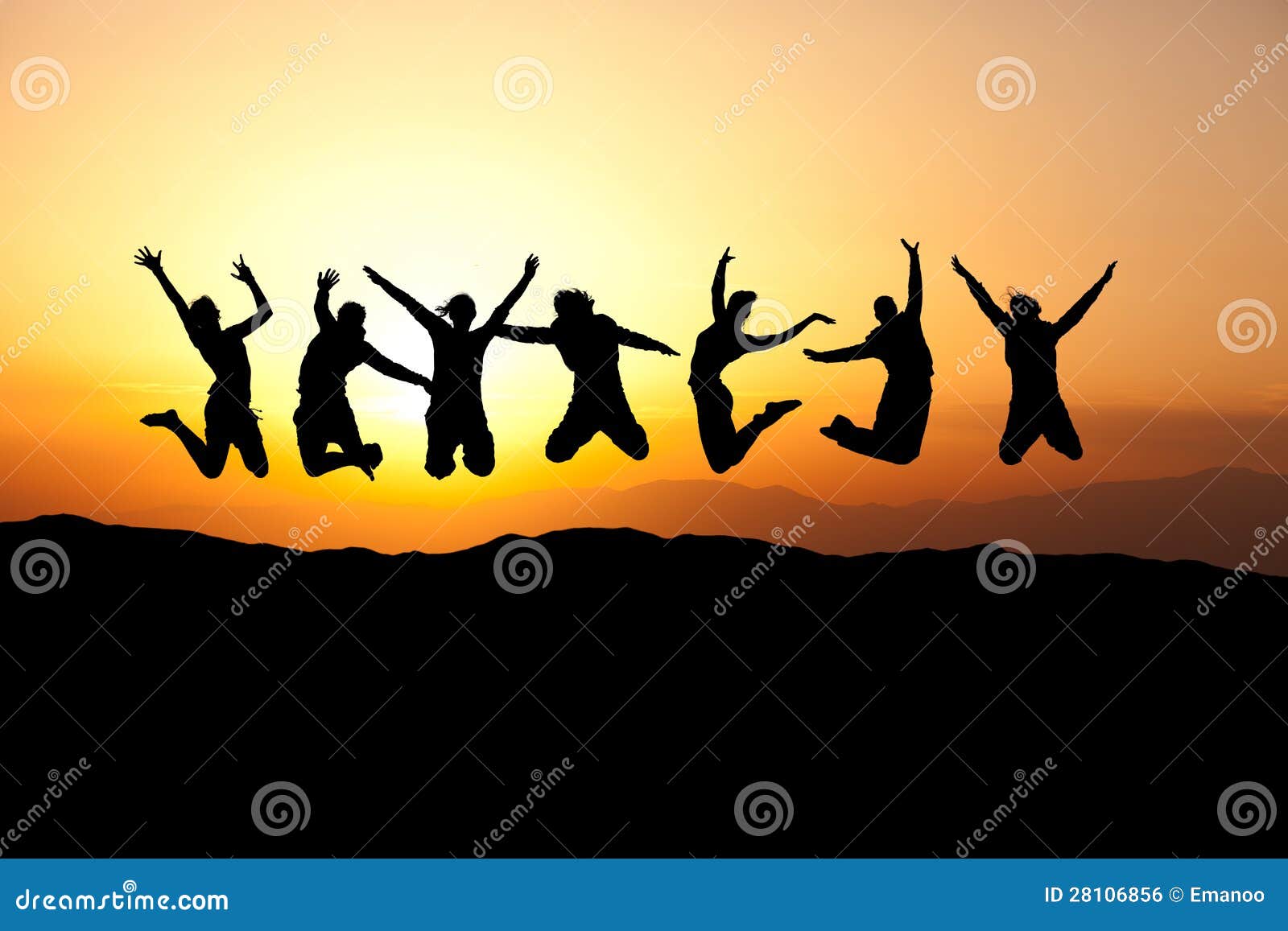 Sunset friends stock photo. Image of ocean, coast, holiday - 28106856