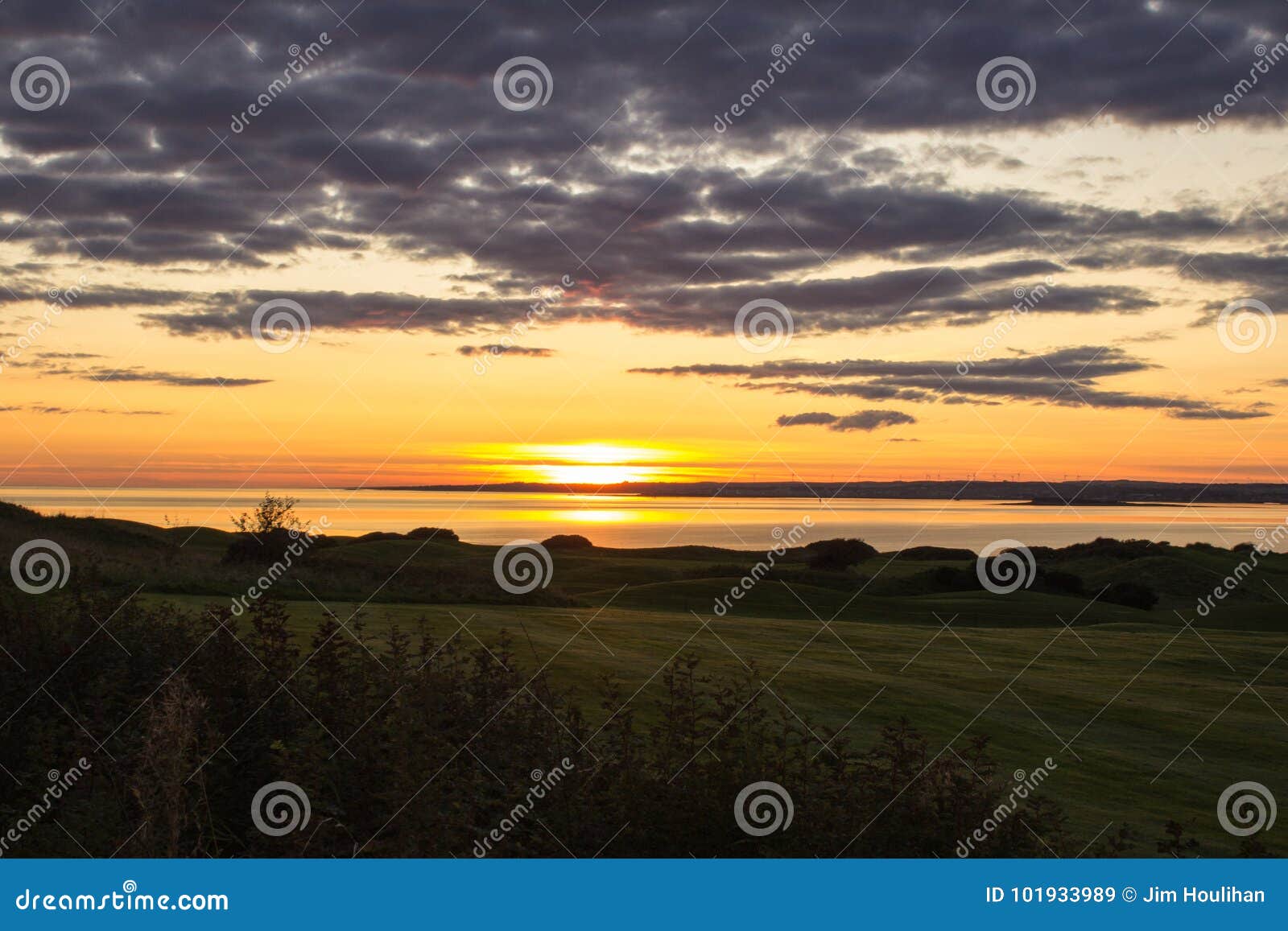 Sunset on Galway Bay, Ireland Stock Image - Image of world, location ...