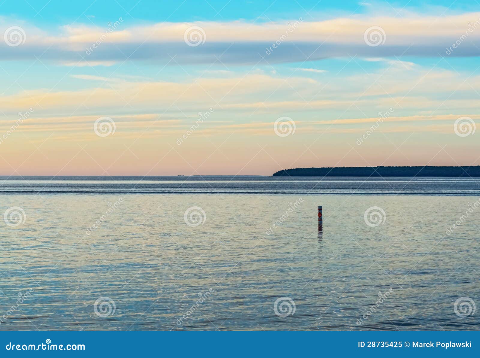 Sunset on Georgian Bay in Ontario Canada Stock Image - Image of coast ...