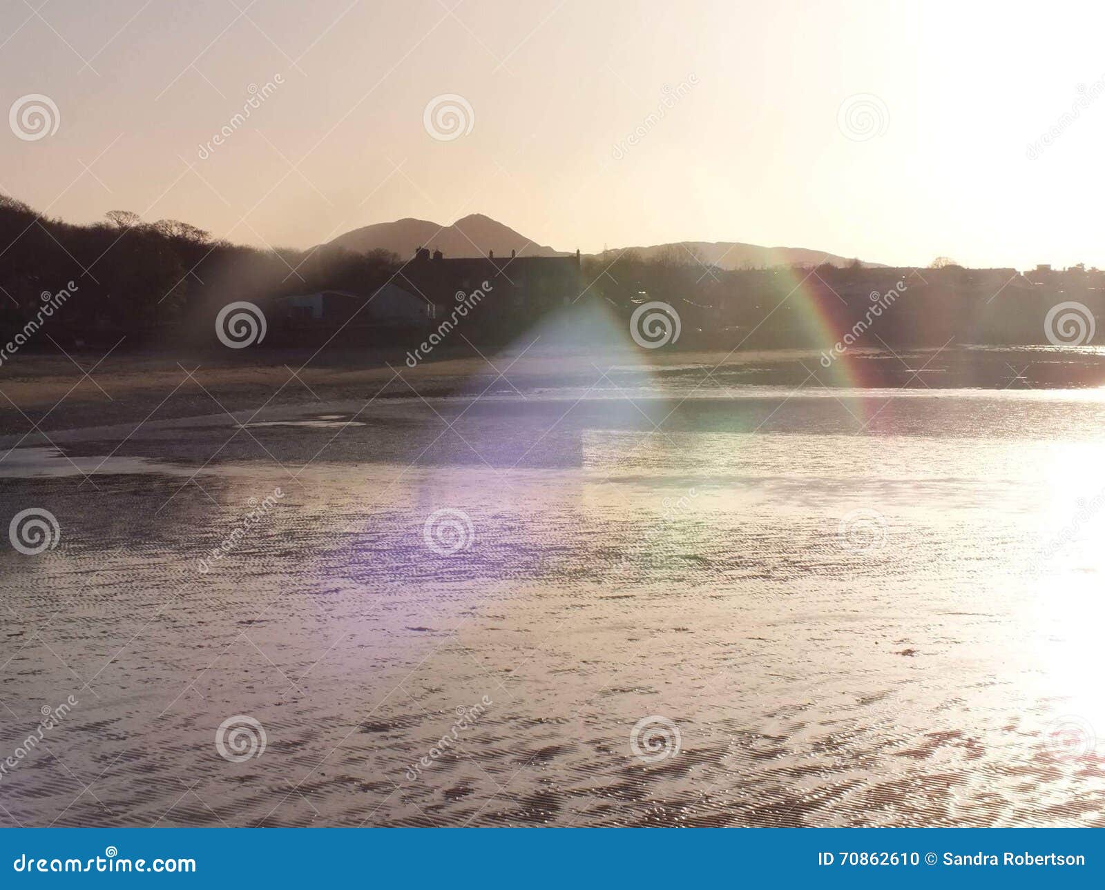 Sunset glisten stock photo. Image of horizon, lake, phenomenon - 70862610