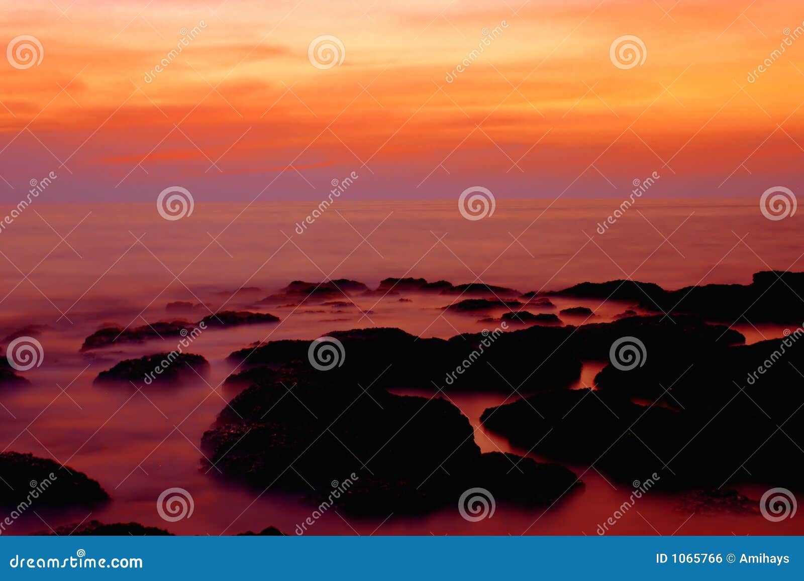 Sunset in Goa, India. stock photo. Image of sunset, beach - 1065766