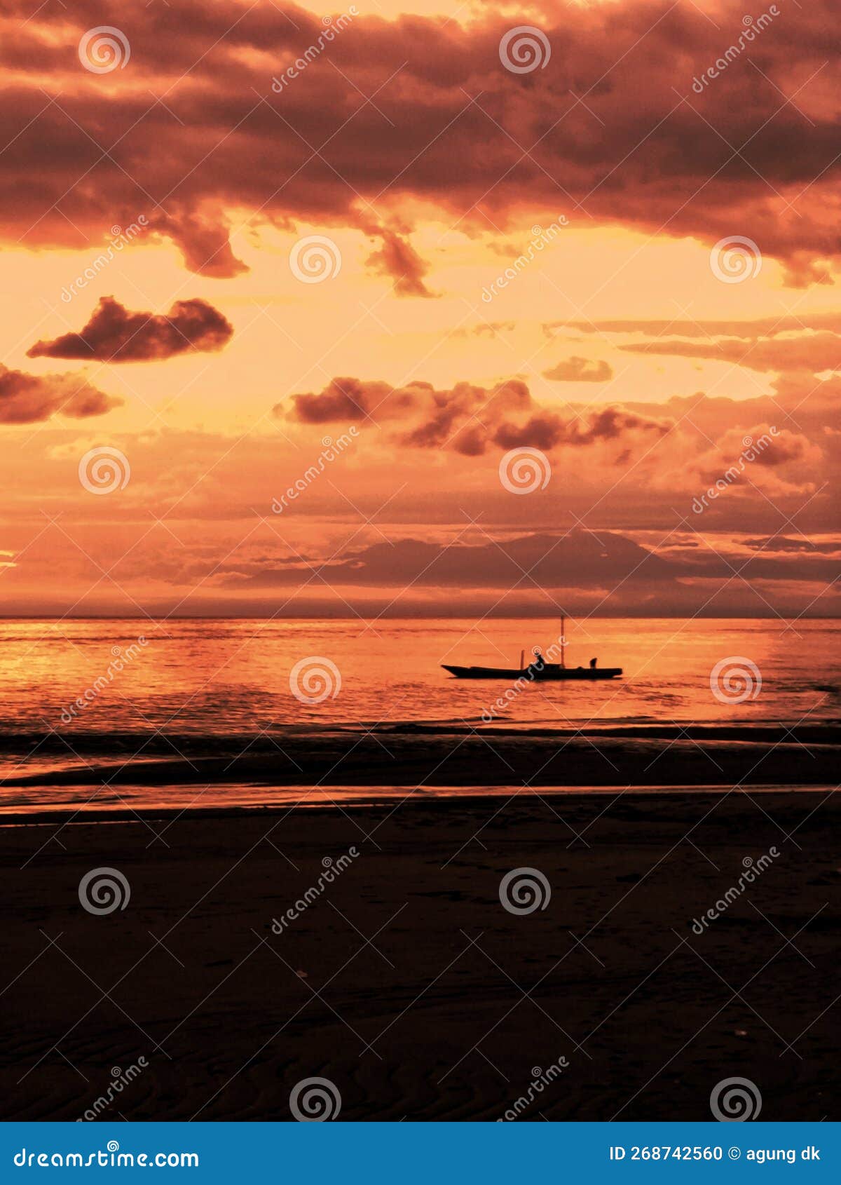 Sunset golden hours stock photo. Image of dawn, afterglow - 268742560