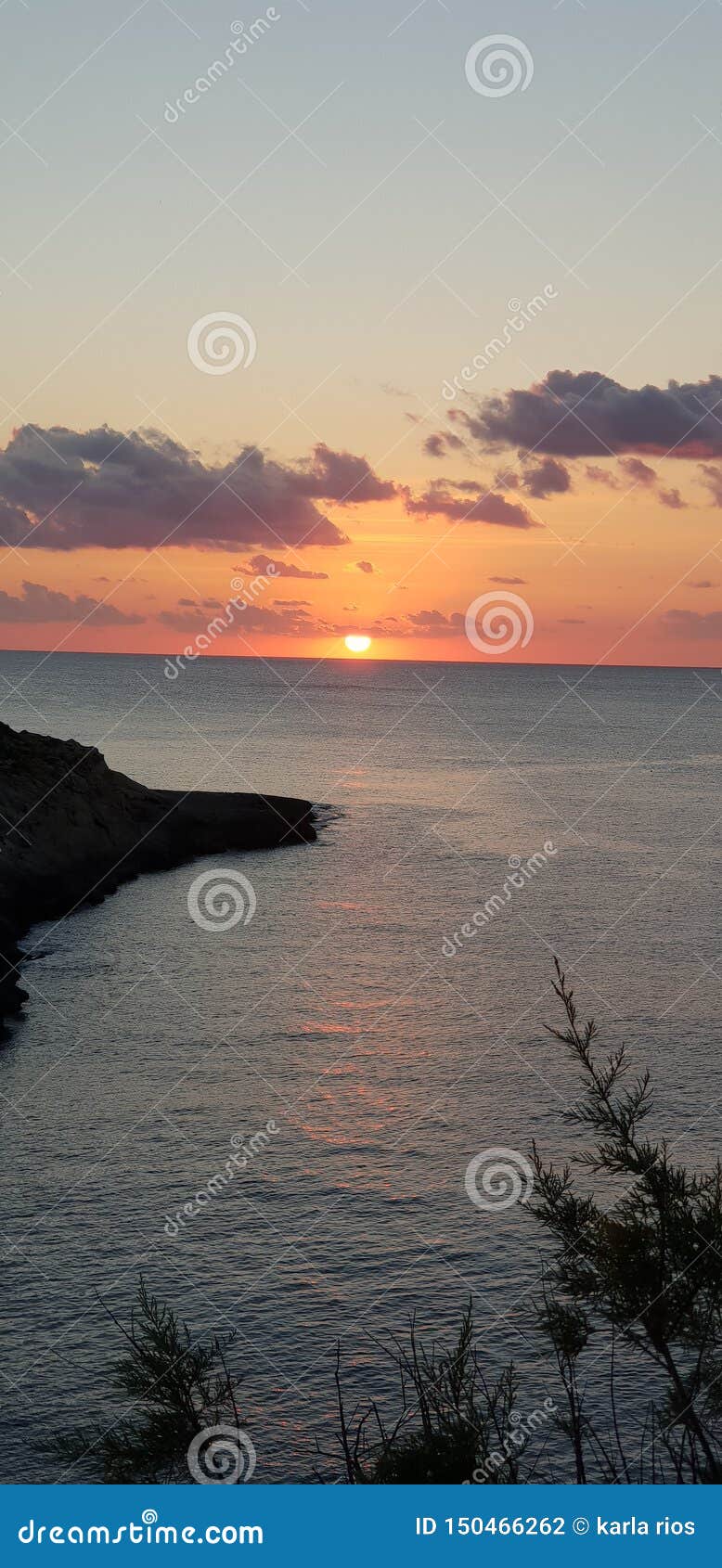Sunset in gozo stock photo. Image of landscape, malta - 150466262