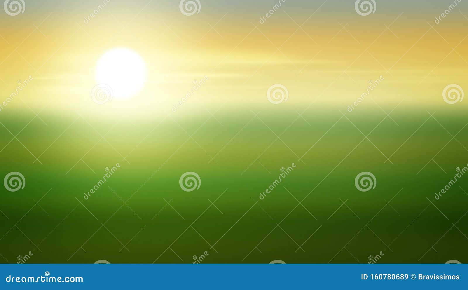 Sunset Gradient Background Sunrise Sun, Bright Colorful Stock Image ...