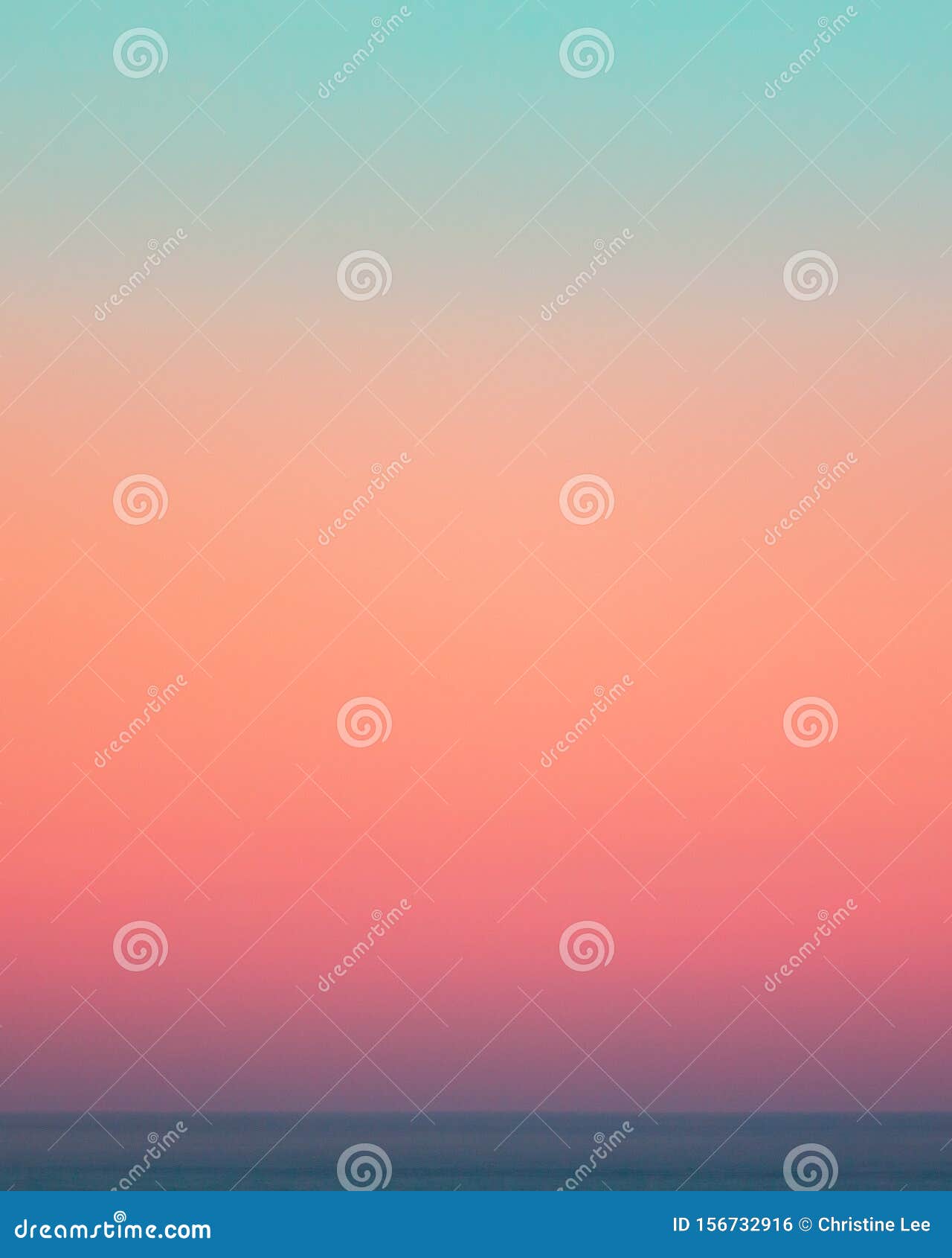 Sunset Gradient Over the Ocean Stock Photo - Image of sunset, skies ...