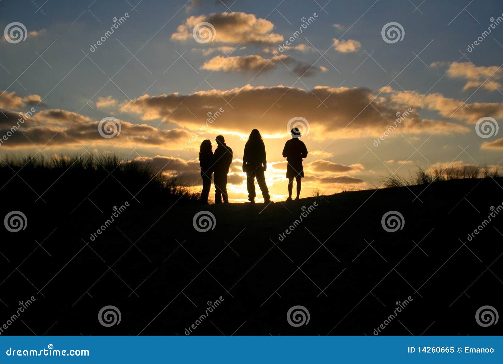 Sunset group friends stock image. Image of europe, happy - 14260665