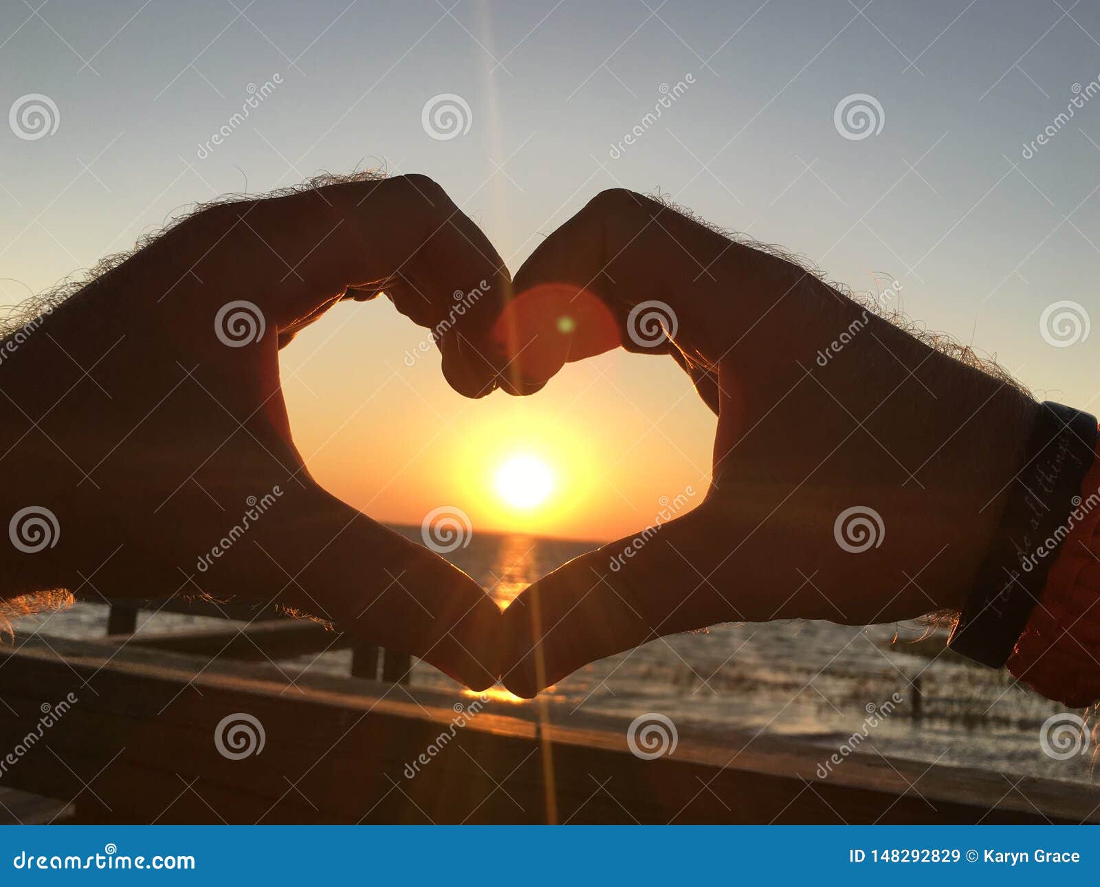 Sunset heart editorial stock image. Image of sunset - 148292829