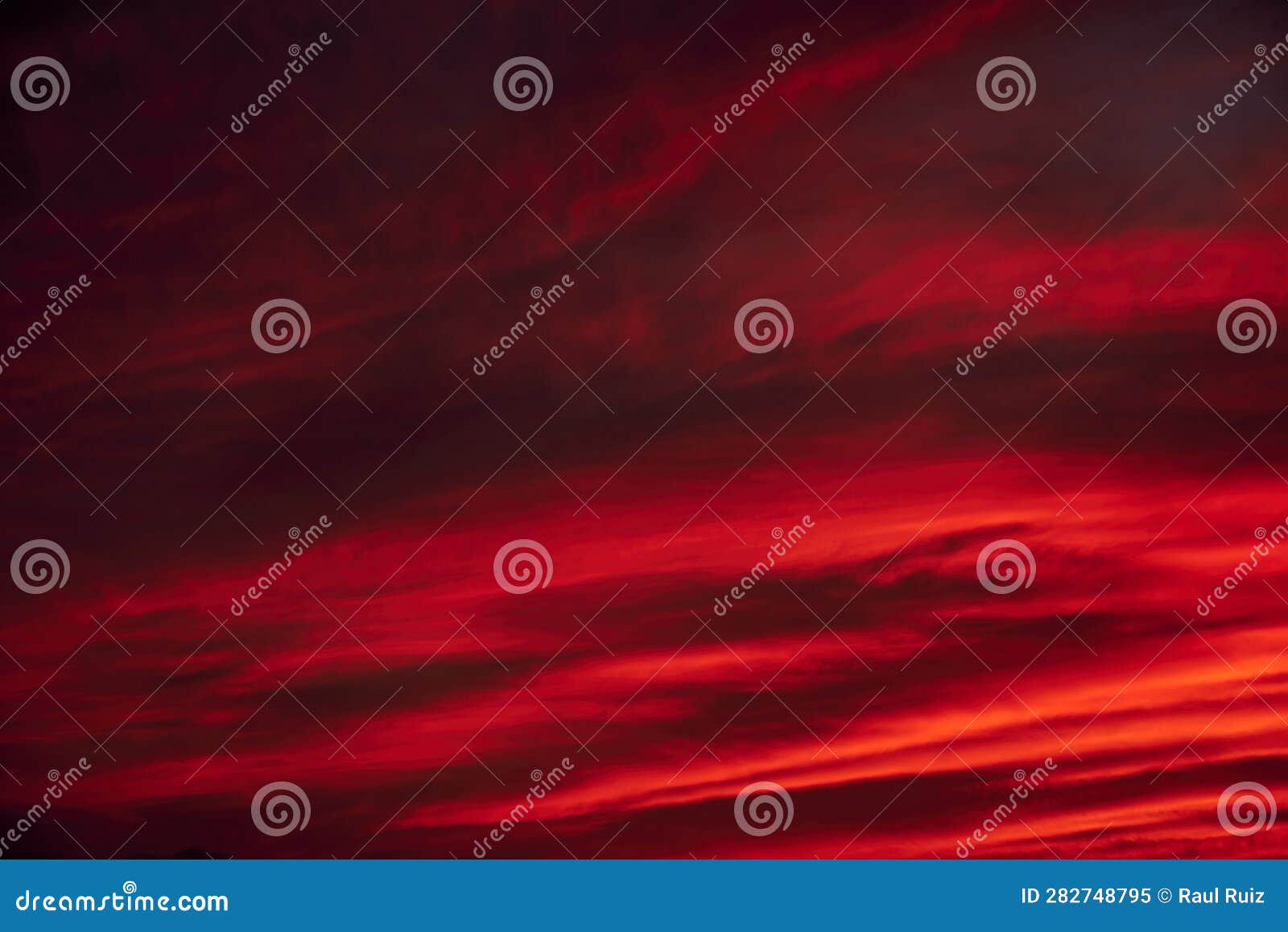 A Sunset Heaven, Orange Sky. Sun Rays Stock Image - Image of scenery ...