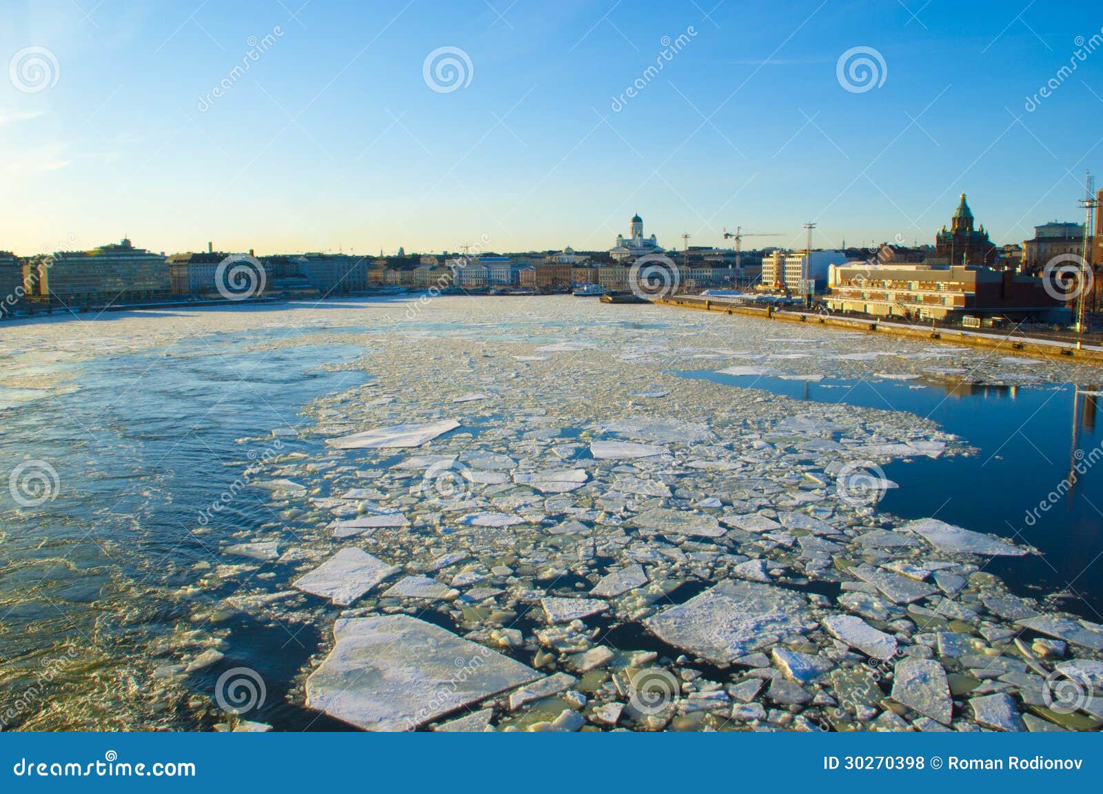 Sunset Helsinki landscape stock photo. Image of evangelical - 30270398