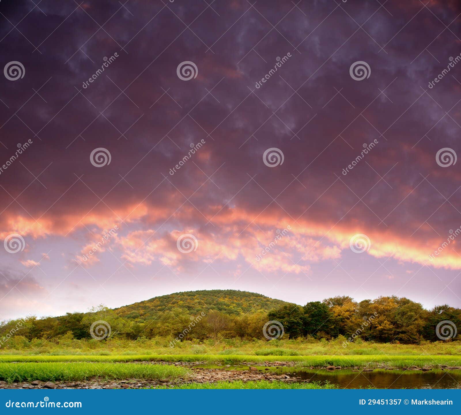 Sunset Hills stock image. Image of landscape, beauty - 29451357