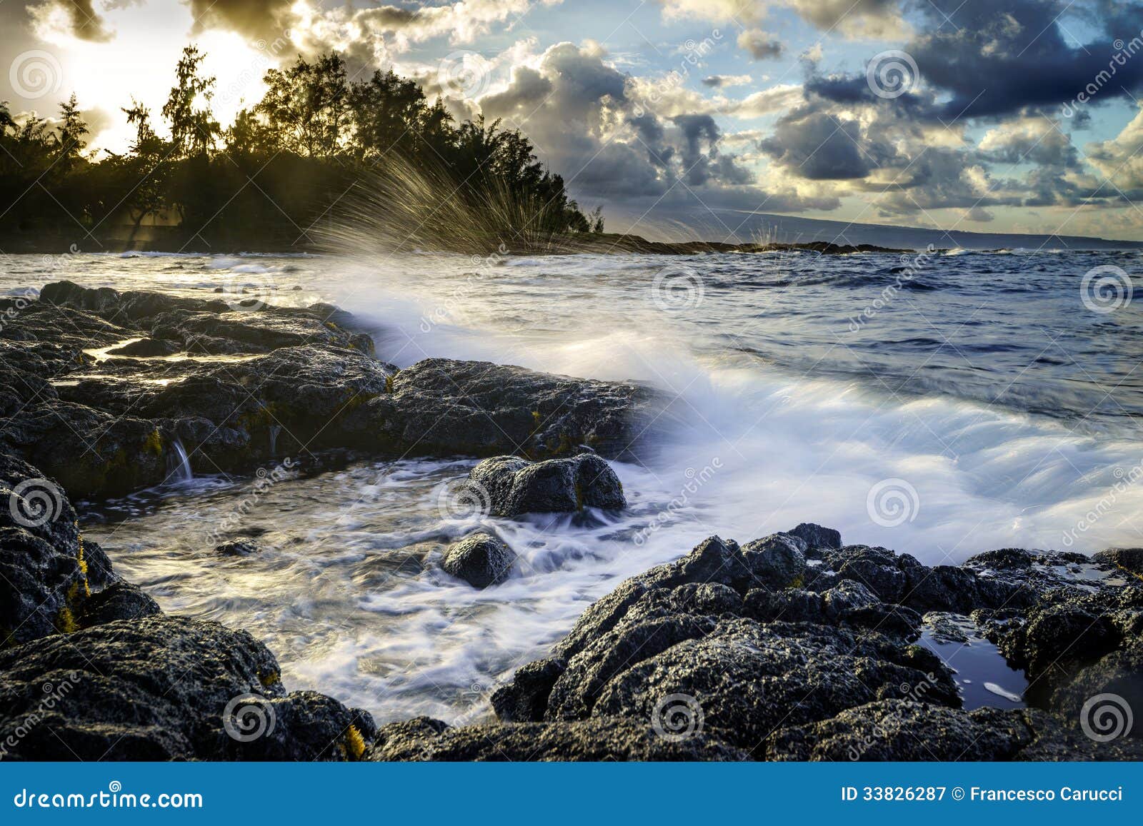 Sunset in Hilo stock image. Image of nature, bright, hawaii - 33826287