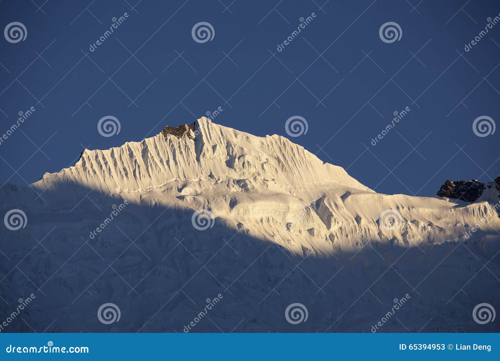 Sunset Himalayas stock image. Image of khumbu, mountains - 65394953