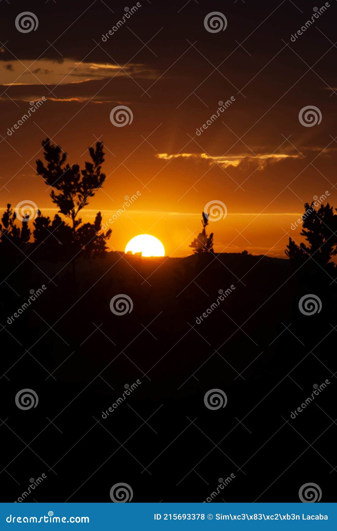 Sunset at home stock photo. Image of country, range - 215693378