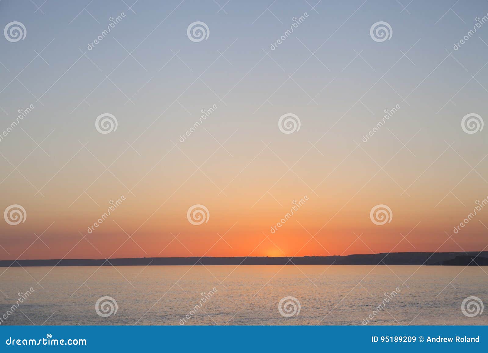 Sunset from Hope Cove, Devon, England Stock Image - Image of great ...